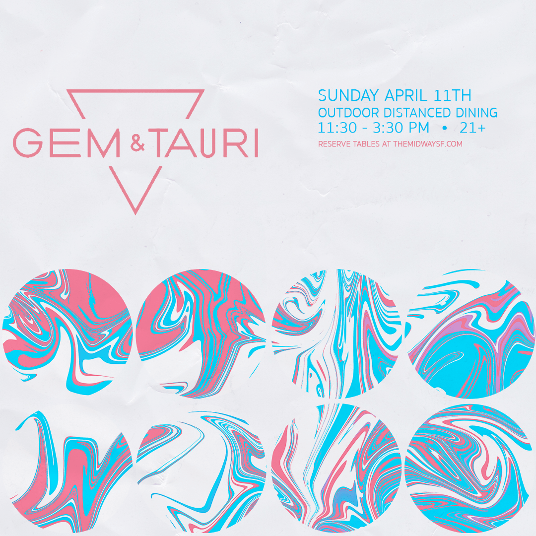 Gem & Tauri: Brunch Tickets at The Midway in San Francisco by The ...