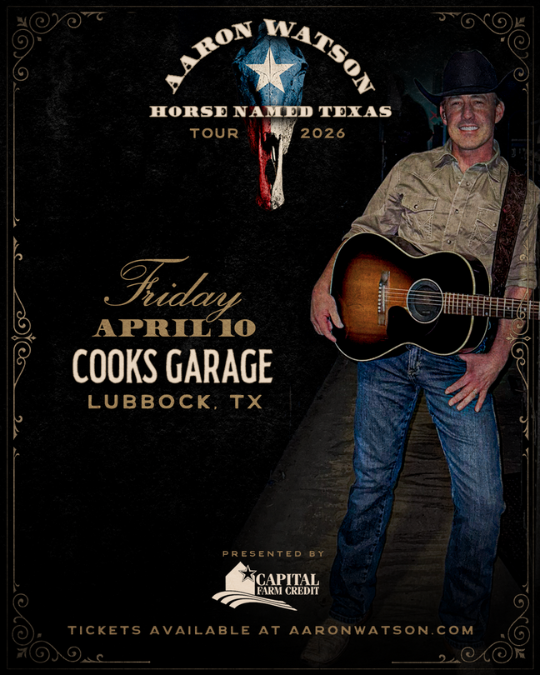Aaron Watson Tickets at The Bus Barn at Cooks Garage in Lubbock by ...