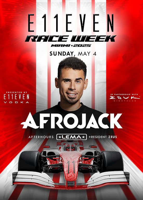RACE WEEK FT. AFROJACK Tickets at E11EVEN Miami in Miami by 11 Miami | Tixr