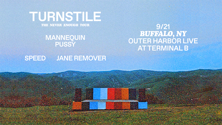 TURNSTILE - The Never Enough Tour Tickets at Outer Harbor Live at ...