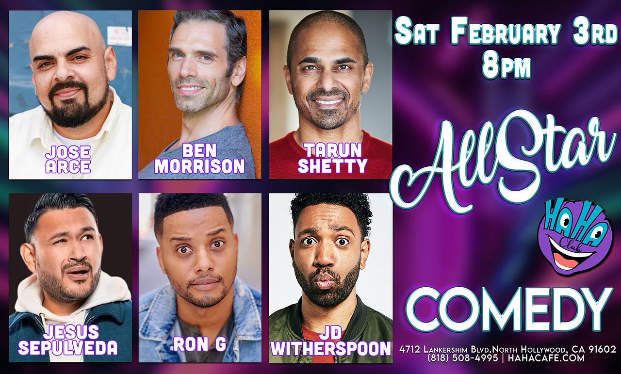 ALL STAR COMEDY Tickets at Ha Ha Comedy Club in Los Angeles by Haha ...
