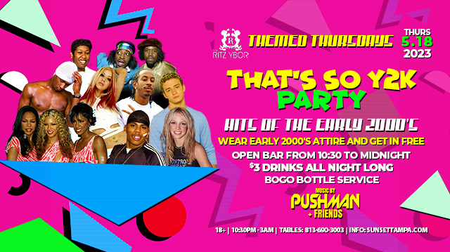 Y2K Party Tickets at The Ritz Ybor in Tampa by Ritz Ybor | Tixr