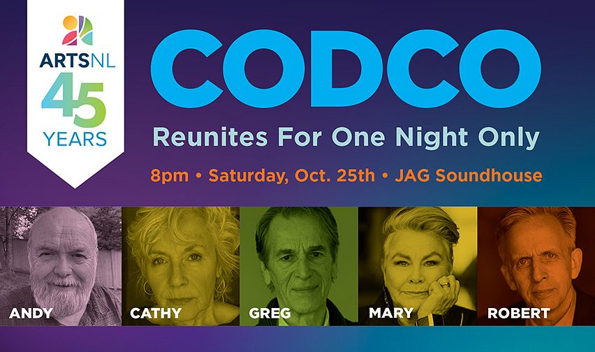 ARTS NL 45th Anniversary Gala with CODCO Tickets at JAG Soundhouse in ...