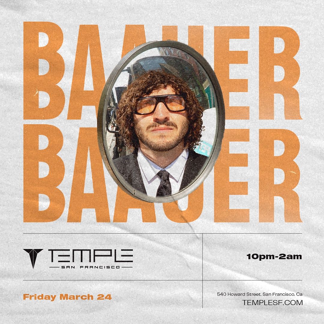 Baauer Tickets at Temple Nightclub in SF by Temple Nightclub San ...