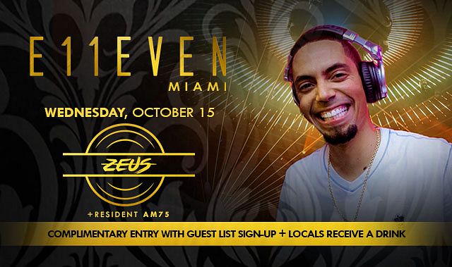 ZEUS Tickets at E11EVEN Miami in Miami by 11 Miami | Tixr