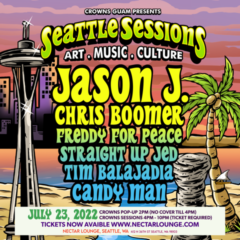 CROWNS GUAM "Seattle Sessions" w/ Jason J. & more Tickets at Nectar ...