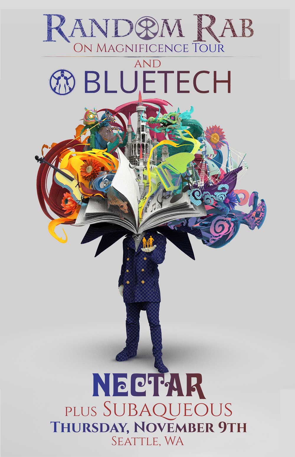 RANDOM RAB and BLUETECH with Subaqueous Tickets at Nectar Lounge in ...