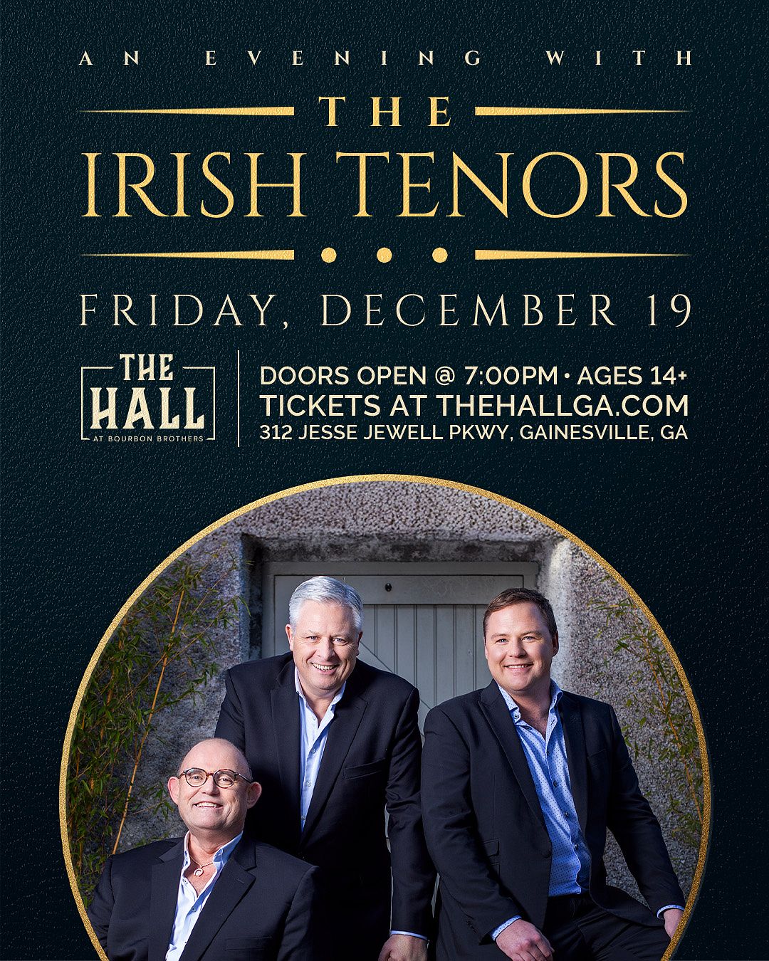 An Evening With The Irish Tenors Tickets at Boot Barn Hall at Bourbon ...