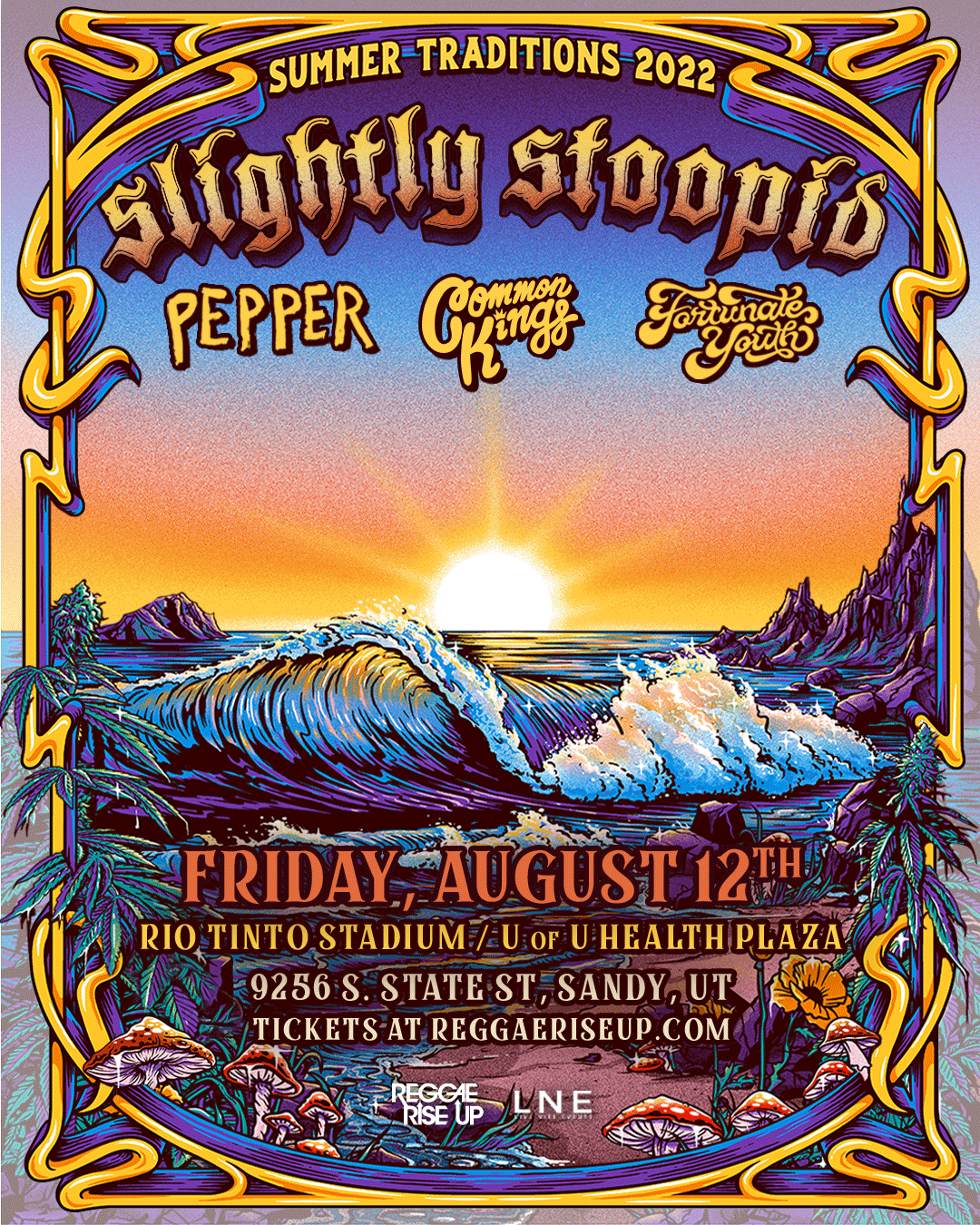 Slightly Stoopid at Rio Tinto Stadium Plaza Tickets at Rio Tinto U of U ...