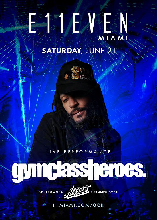 GYM CLASS HEROES LIVE Tickets at E11EVEN Miami in Miami by 11 Miami | Tixr