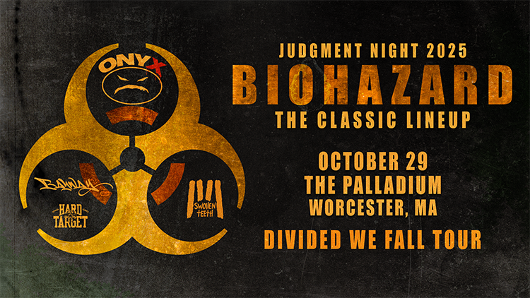 Biohazard - Divided We Fall Tour Tickets at The Palladium in Worcester ...