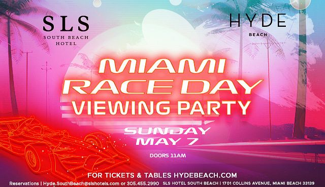 The Miami Race Week Watch Party Tickets at Hyde Beach in Miami Beach by ...