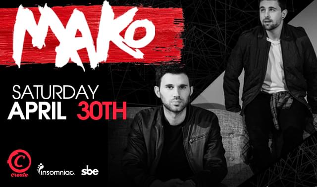 NOIZE Fridays | MAKO Tickets at Create Nightclub in Los Angeles by ...