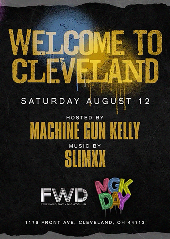 Machine Gun Kelly Tickets at FWD Day + Nightclub in Cleveland by FWD ...