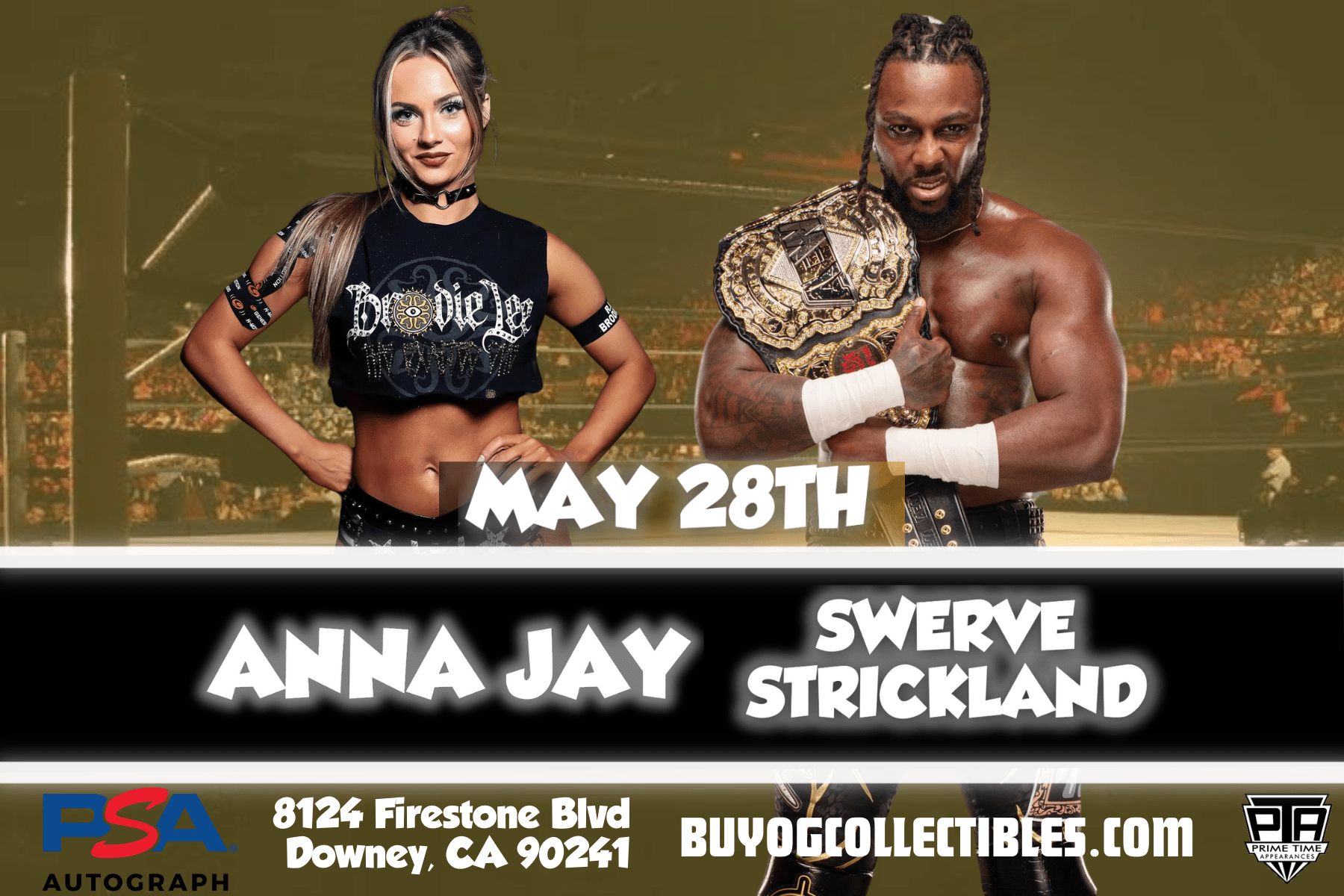 Swerve Strickland & Anna Jay Meet & Greet Signing Tickets at OG ...