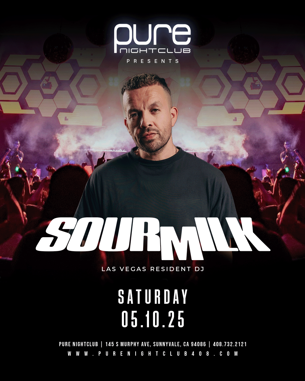 DJ Sourmilk Tickets at Pure Nightclub in Sunnyvale by Pure Nightclub | Tixr