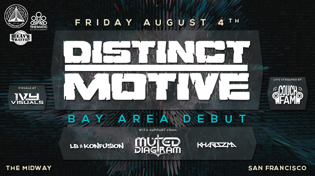 Distinct Motive Tickets at The Midway in San Francisco by The Midway SF ...