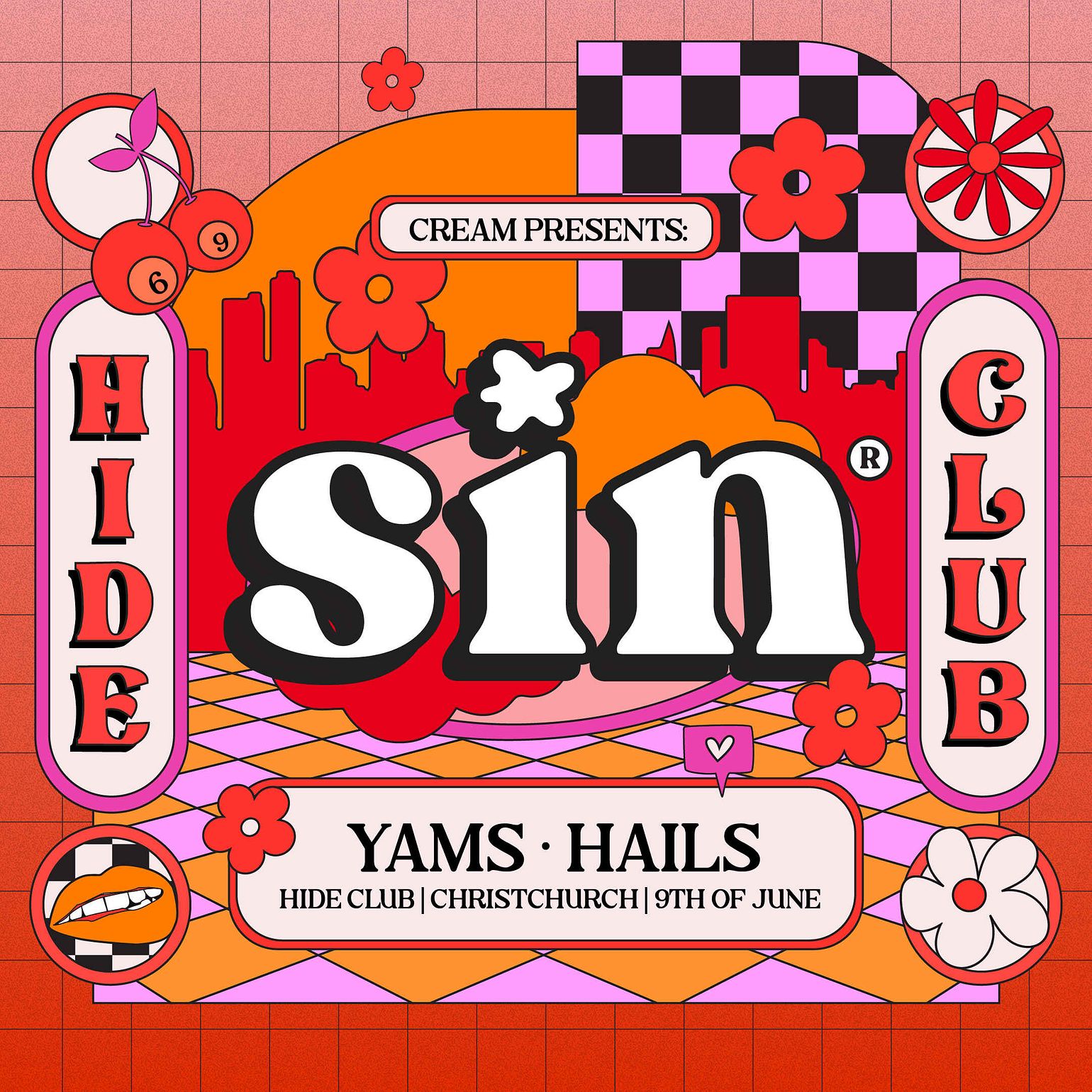 Sin | Christchurch Tickets at Hide in Christchurch by Hide Club | Tixr