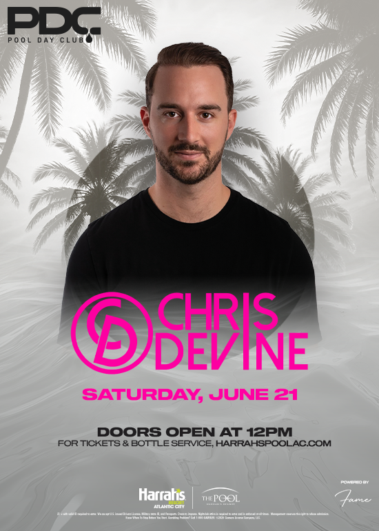 CHRIS DEVINE at The Pool Day Club Tickets at The Pool at Harrah's ...