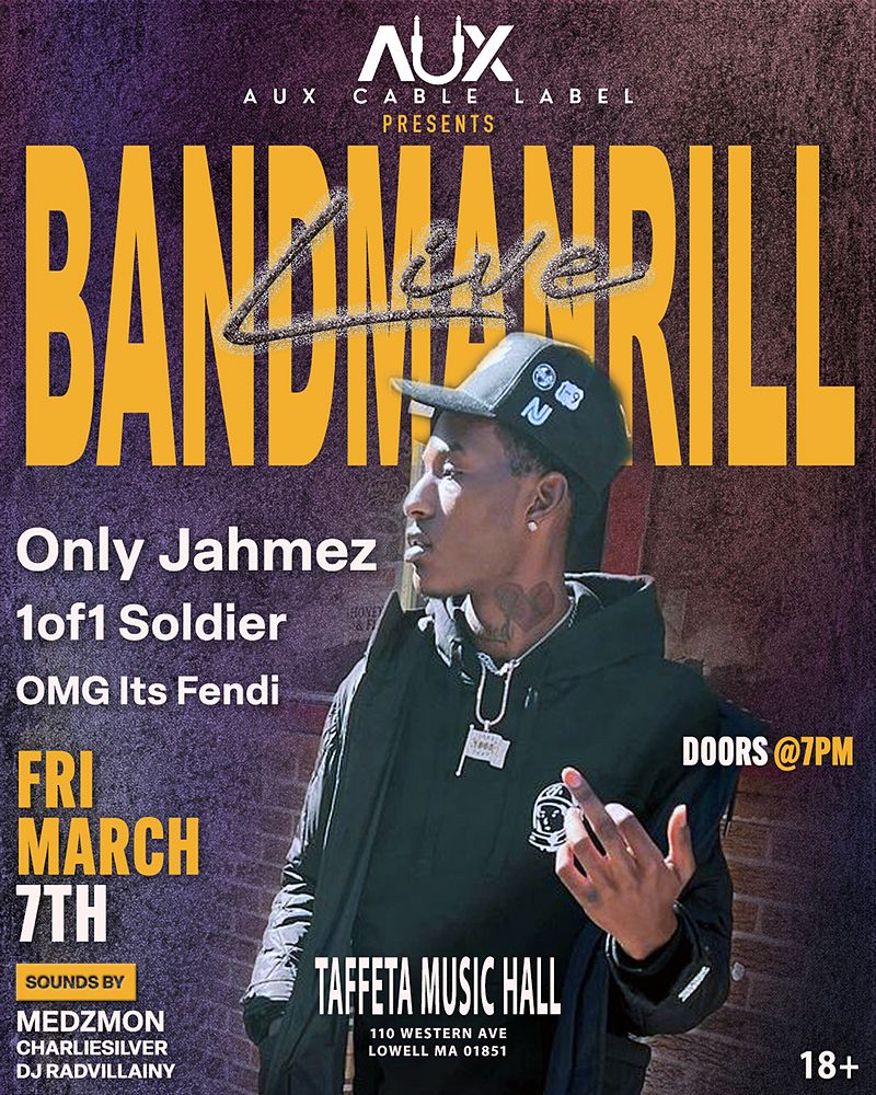 Bandmanrill Tickets at Taffeta Music Hall in Lowell by Taffeta Music ...