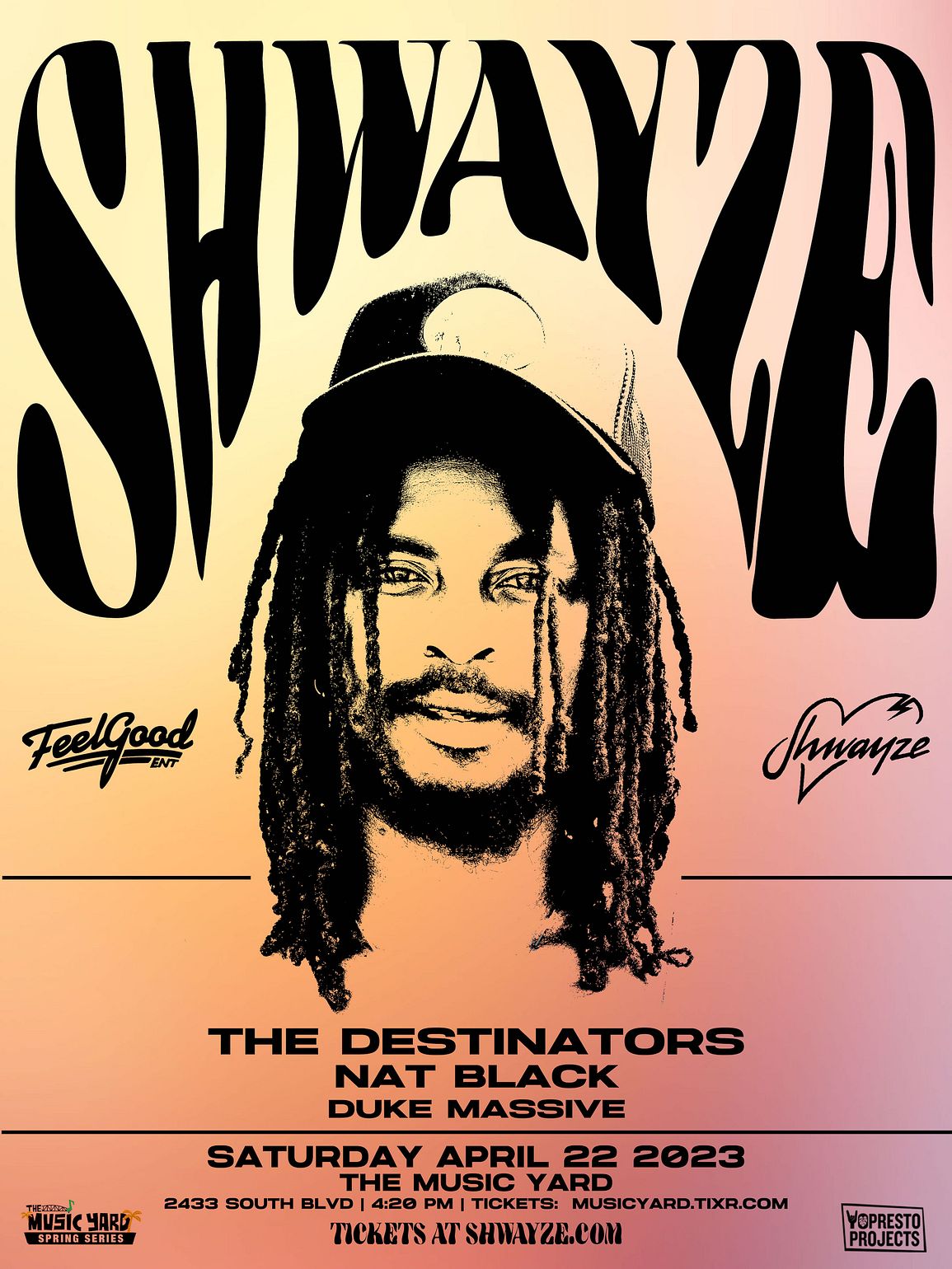 Shwayze (420 Earth Day Party) Tickets at Music Yard in Charlotte by ...