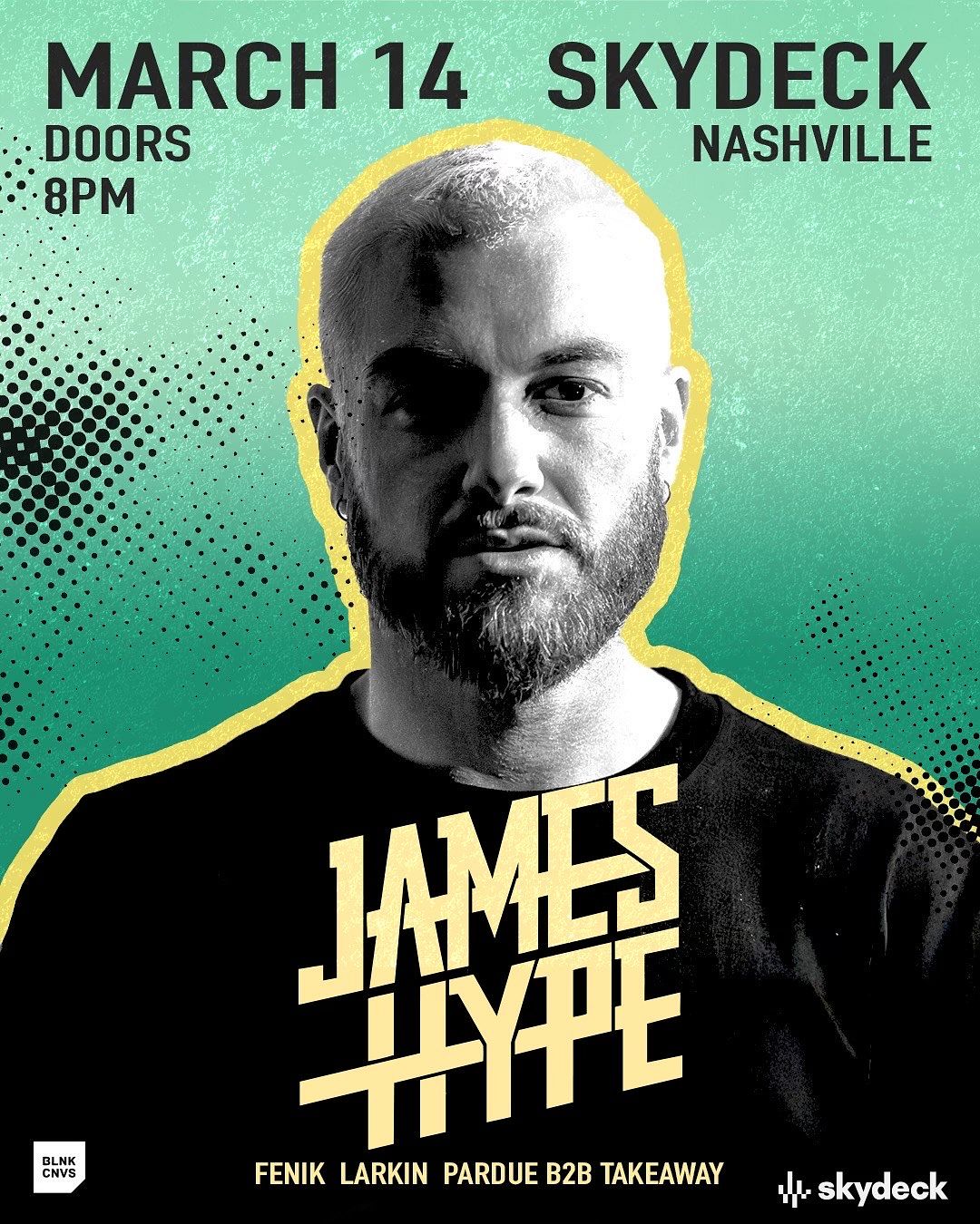 JAMES HYPE @ SKYDECK Tickets at SkyDeck @ Assembly Food Hall in ...