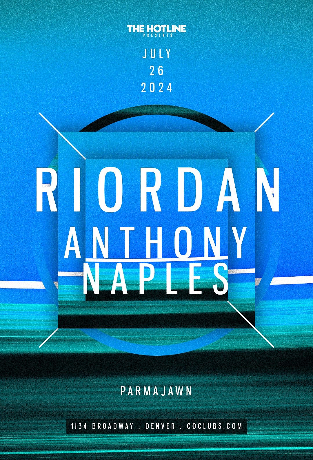 Riordan + Anthony Naples Tickets at the540room in Denver by 1134 ...