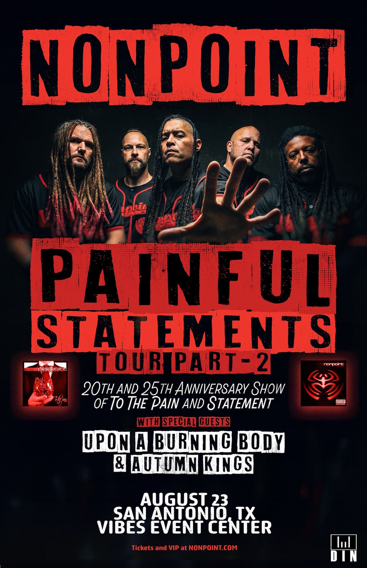 NONPOINT: Painful Statement Tour Part 2 (San Antonio) Tickets at Vibes ...