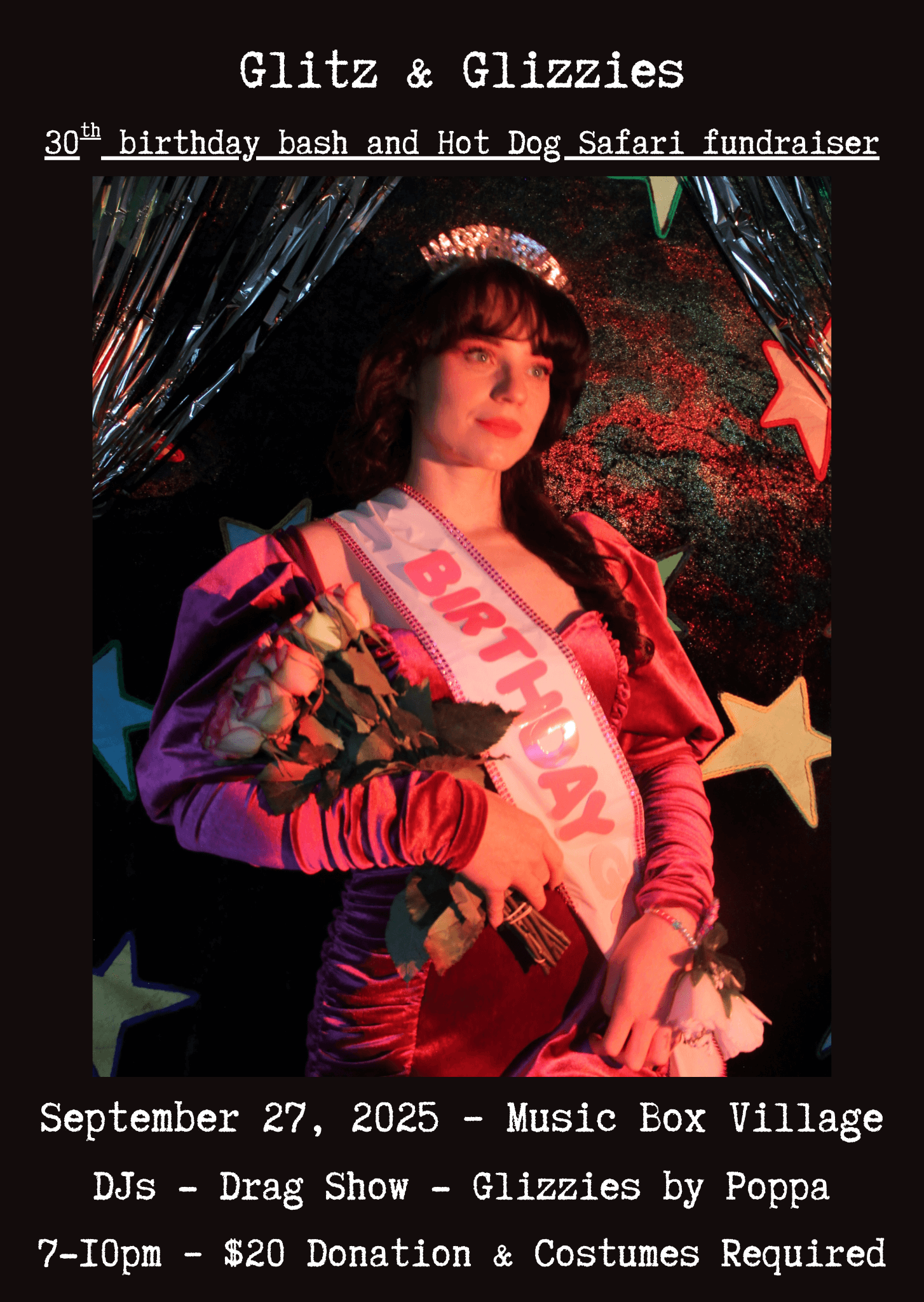 Glitz and Glizzies a 30th Birthday Bash and Hot Dog Safari Fundraiser ...