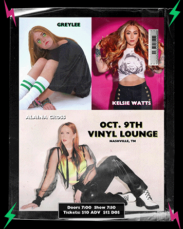 Alaina Cross w/ Kelsie Watts and Greylee Tickets at The Vinyl Lounge in ...