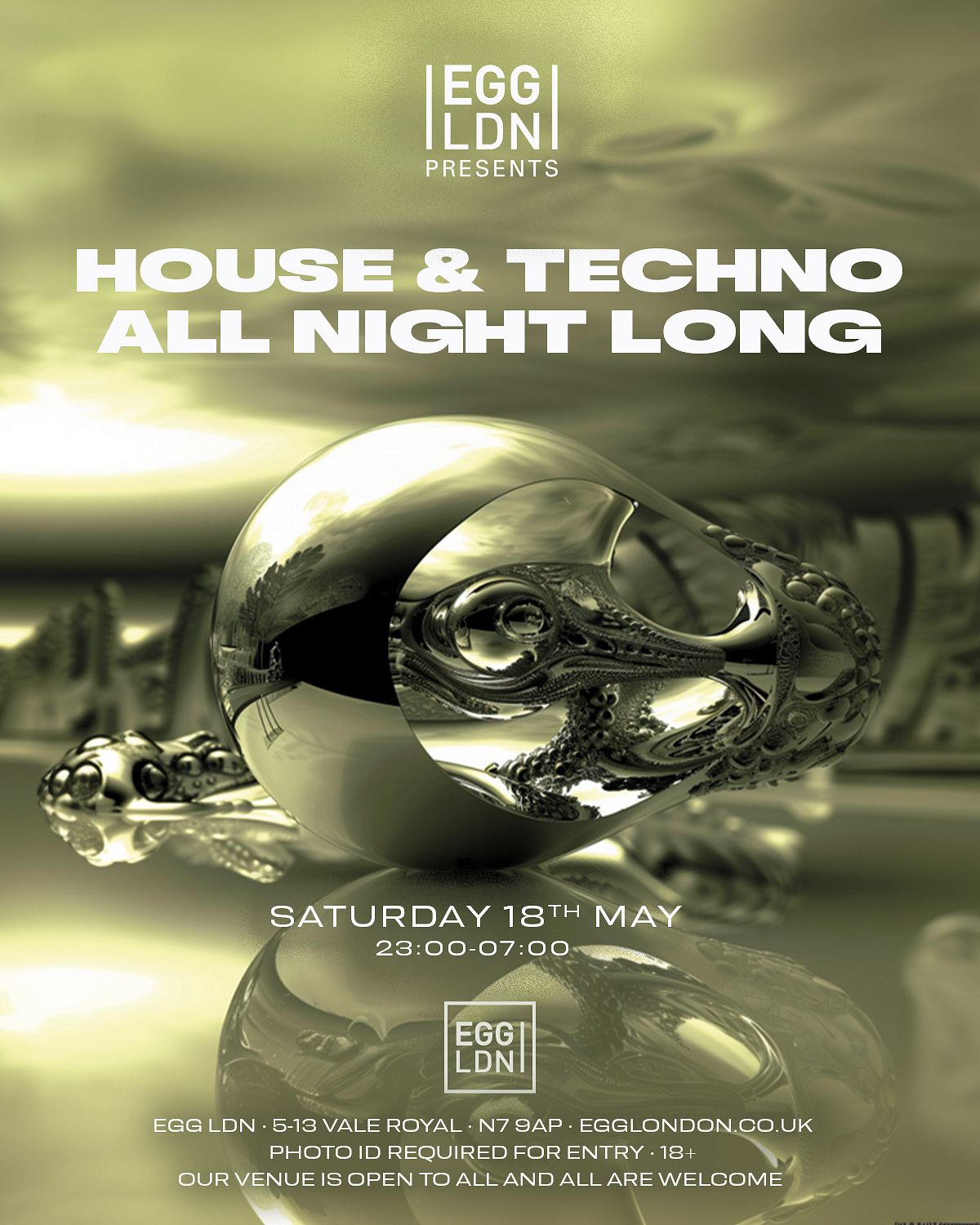 Egg LDN Pres: House & Techno all night long Tickets at Egg London ...