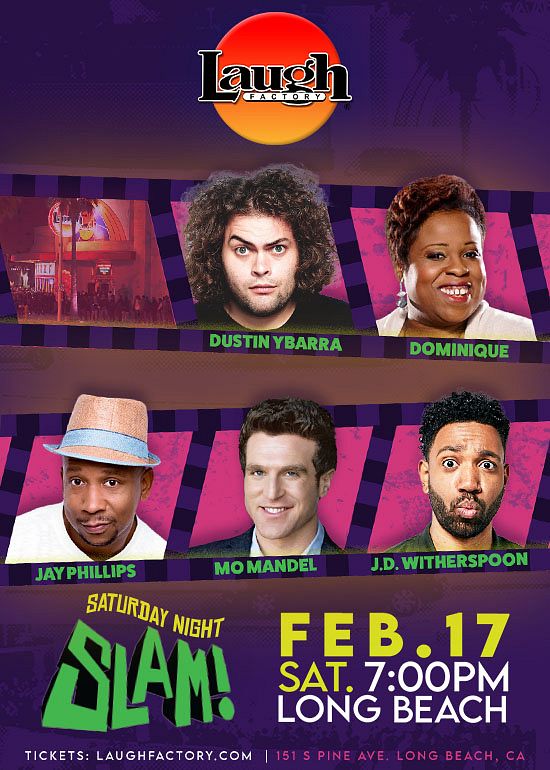 Saturday Night Slam Tickets at Laugh Factory Long Beach in Long Beach ...