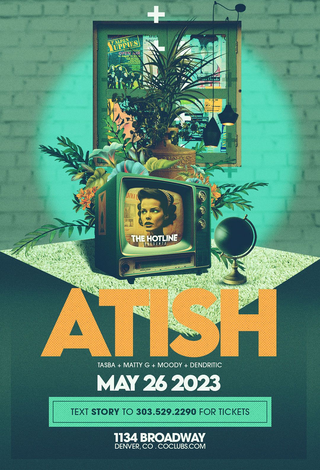 ATISH Tickets at the540room in Denver by 1134 Broadway | Tixr