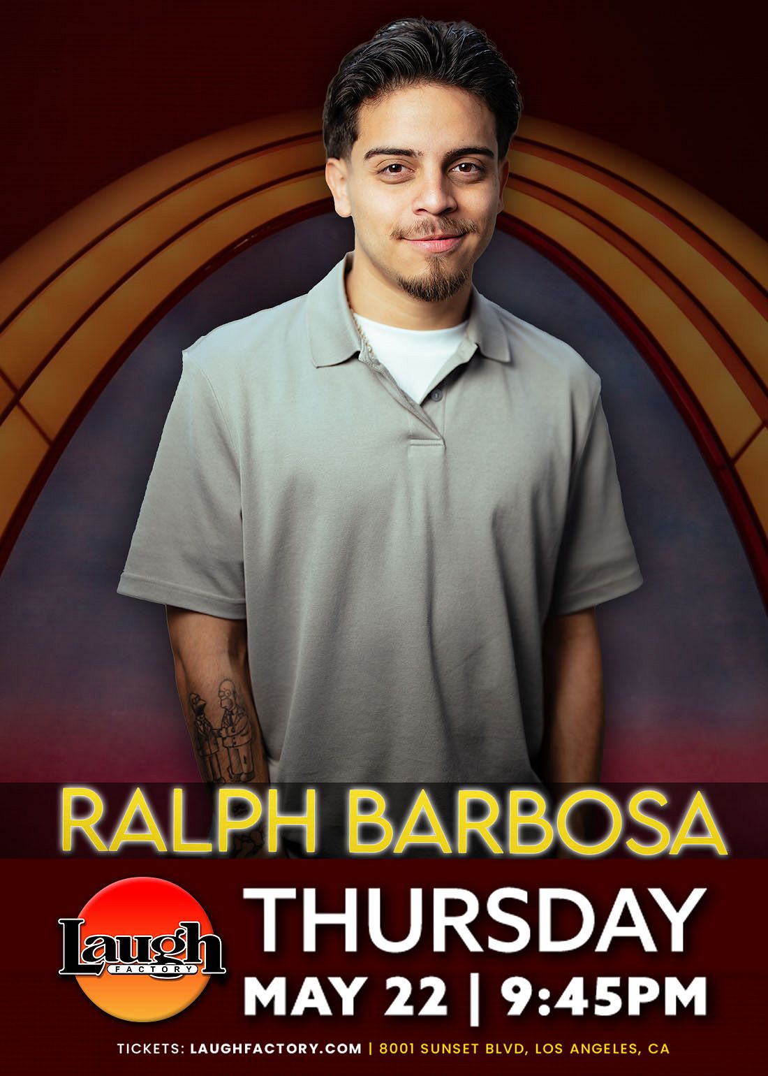 Ralph Barbosa Tickets at Laugh Factory Hollywood in Los Angeles by ...