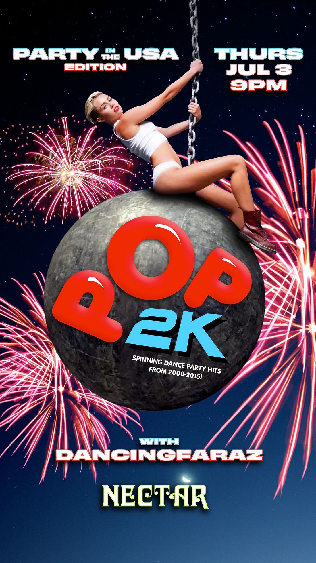 POP2K: Party in the USA edition featuring DancingFaraZ Tickets at Nectar Lounge in Seattle by ...