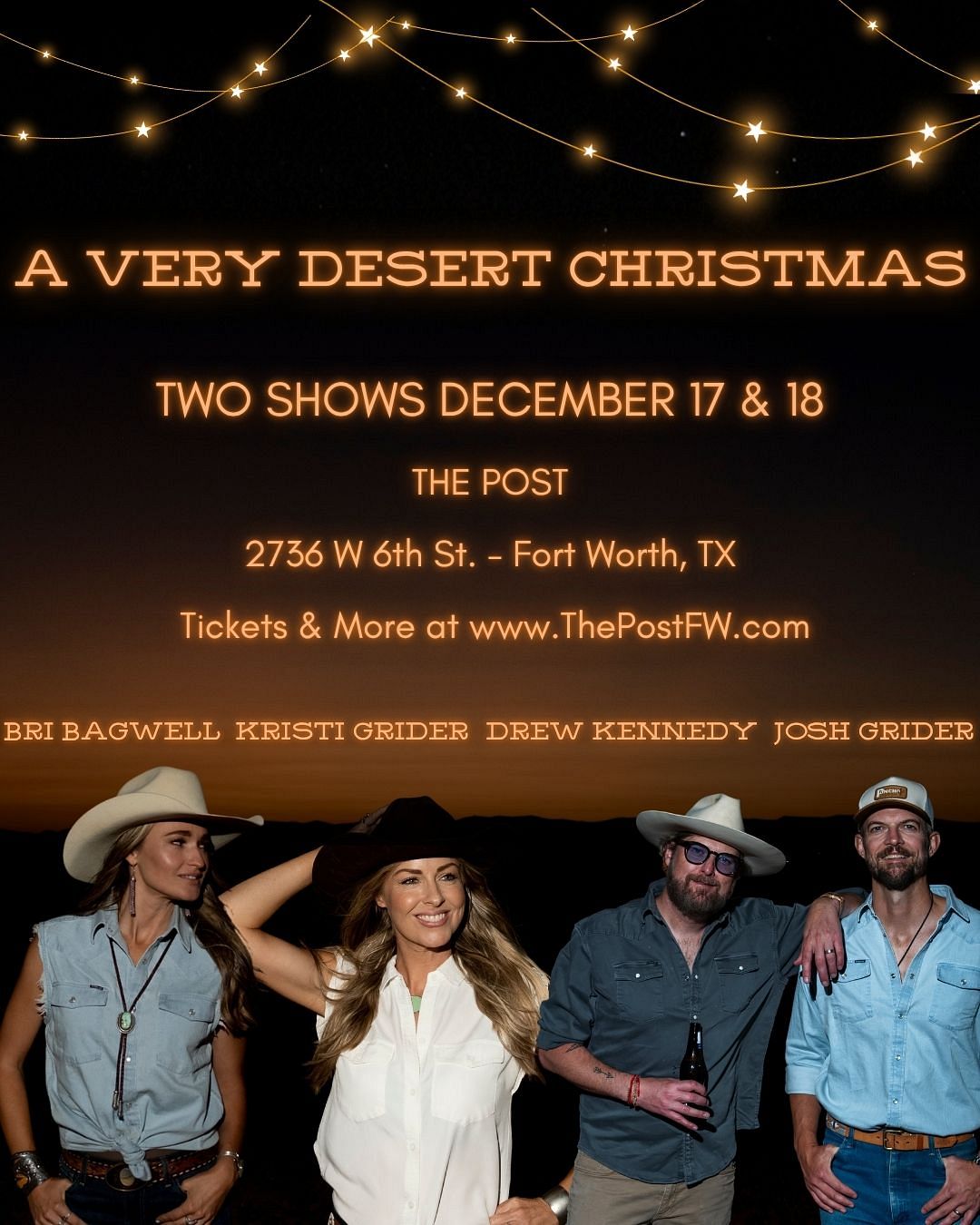 Bri Bagwell, Josh Grider, Drew Kennedy and Kristi Grider: A Very Desert ...