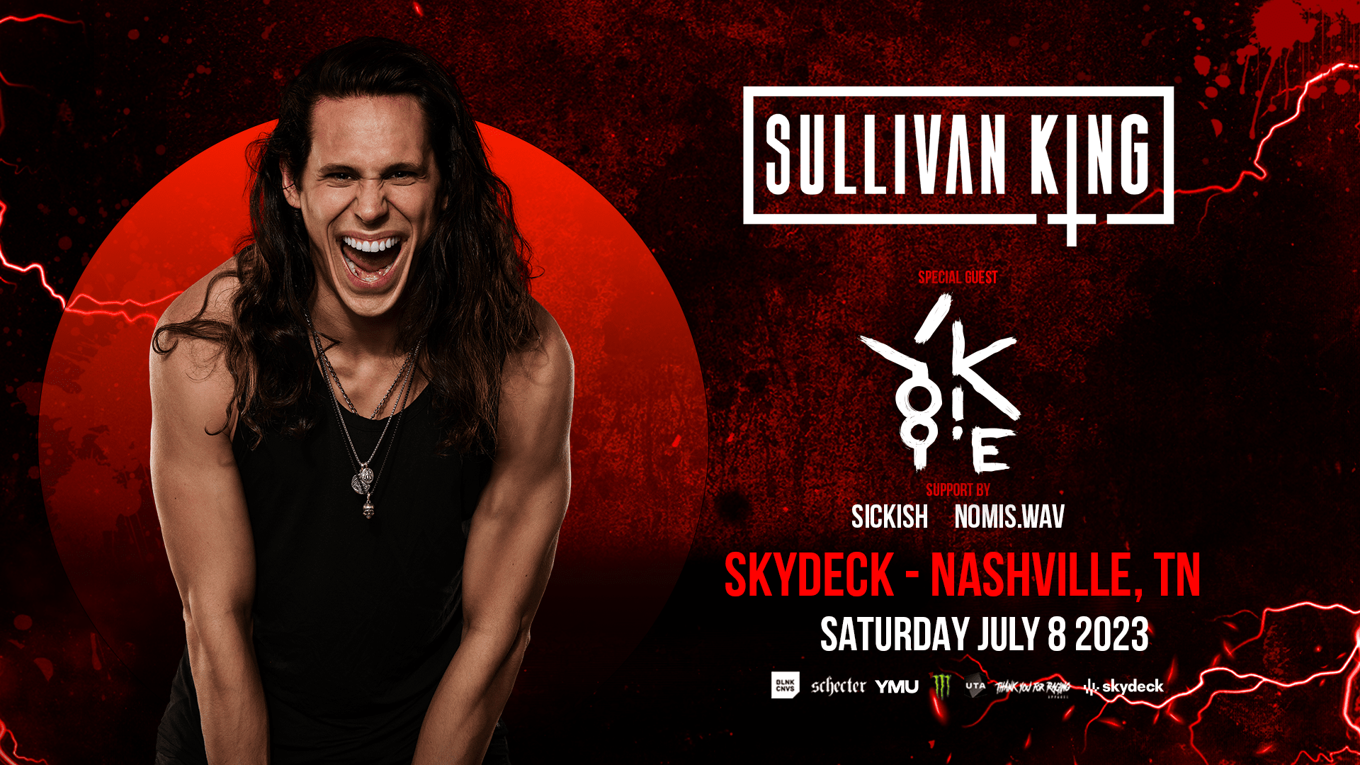 SULLIVAN KING w/ Special Guest: YOOKiE @ Skydeck Tickets at SkyDeck ...