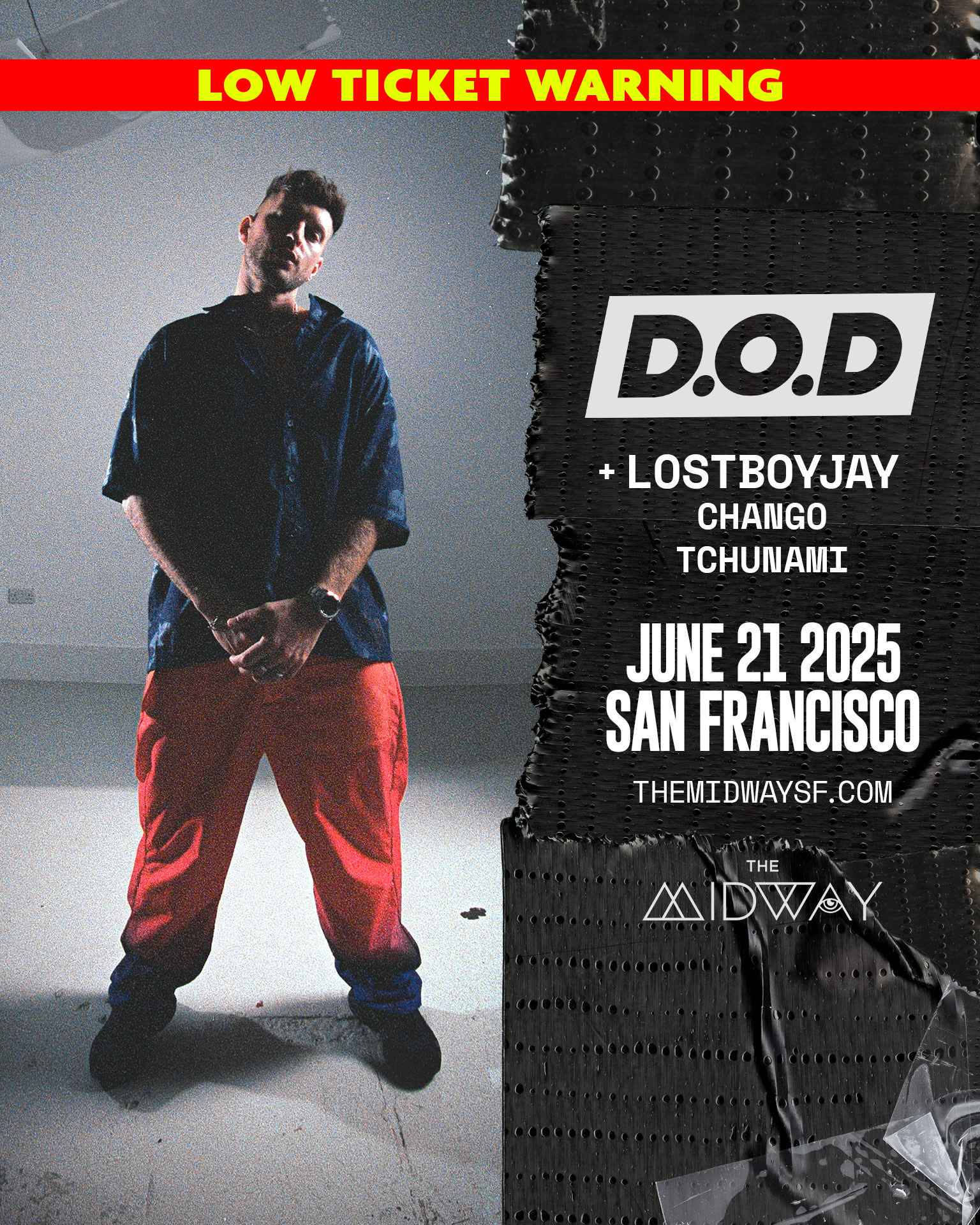 D.O.D at The Midway Tickets at The Midway in San Francisco by The ...