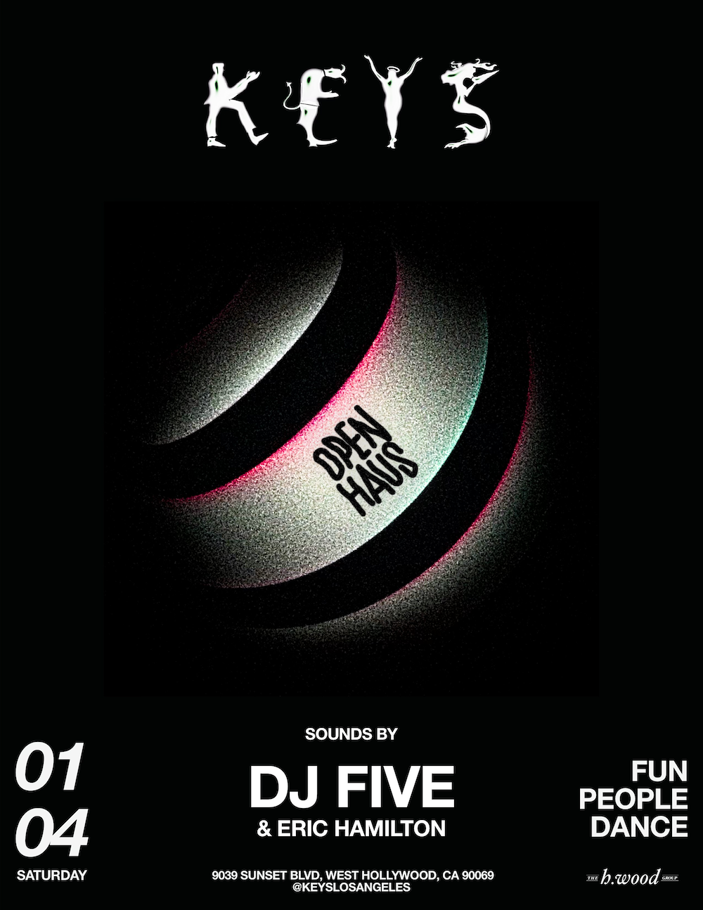 DJ FIVE Tickets at Keys in West Hollywood by Keys Los Angeles - h.wood ...