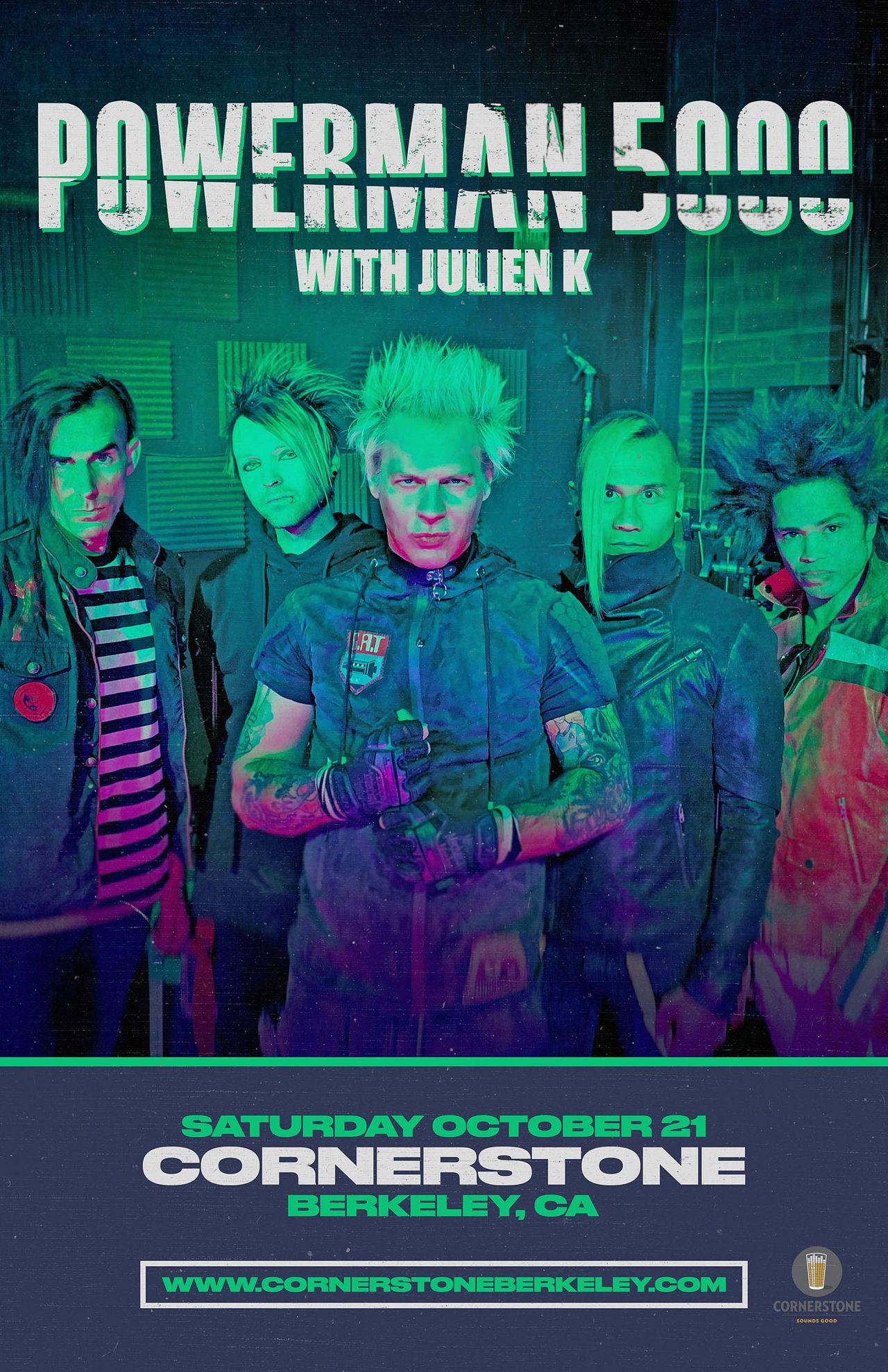Powerman 5000 Tickets at Cornerstone in Berkeley by Cornerstone ...