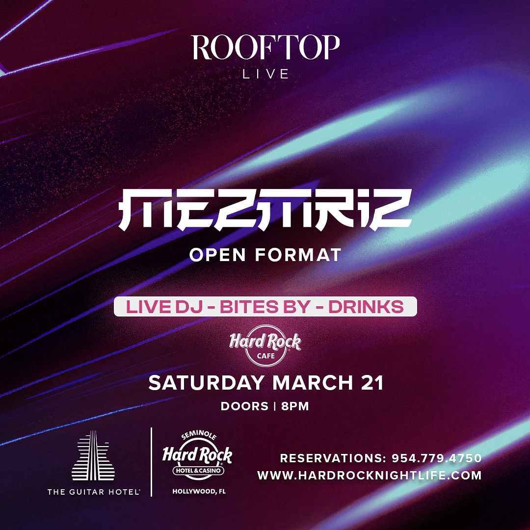 Saturday, March 21st | Rooftop Live Tickets at Rooftop Live in ...