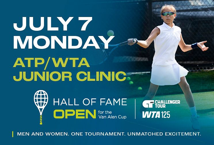ATP/WTA Junior Clinic Tickets at International Tennis Hall of Fame in ...
