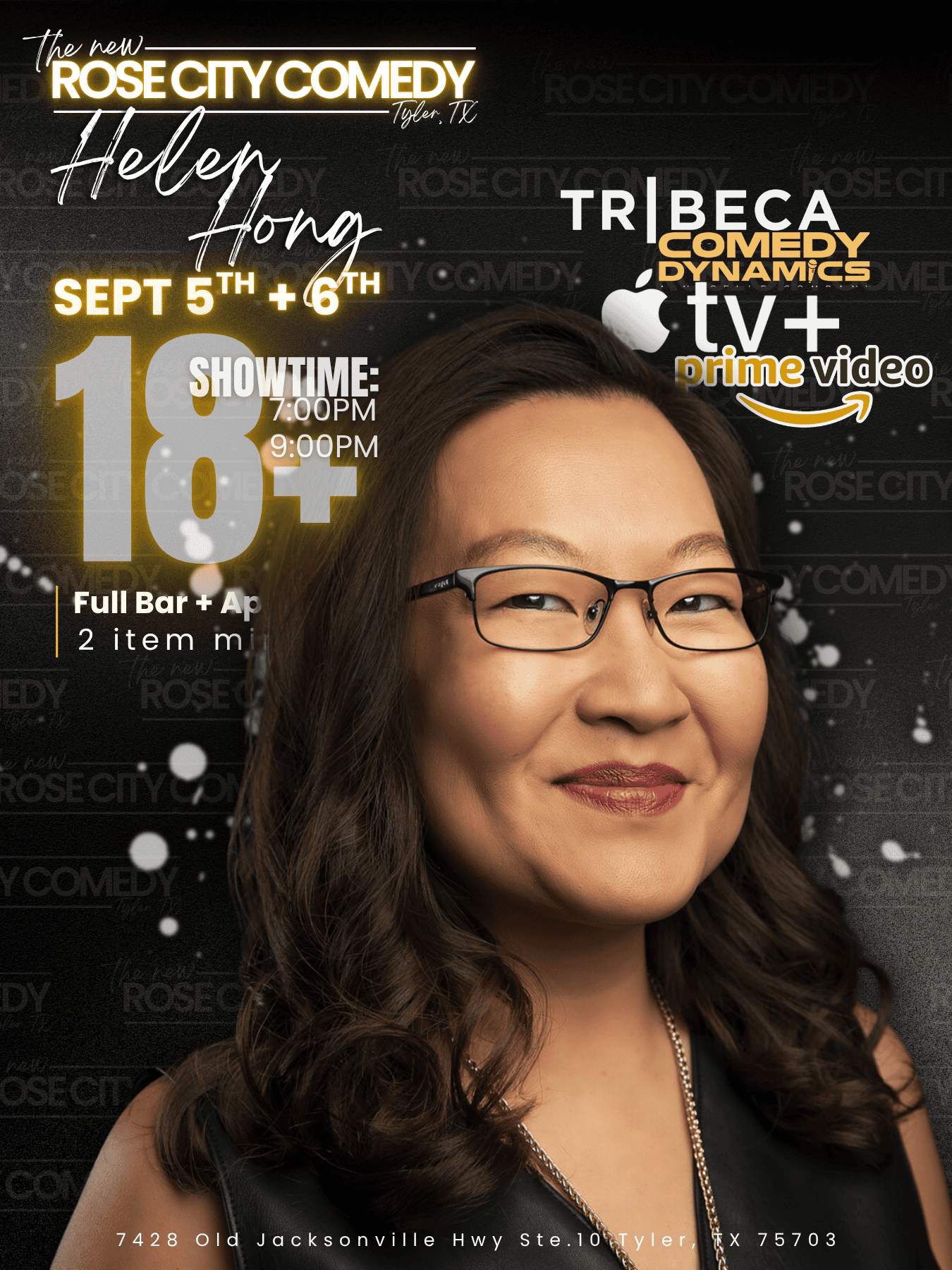 HELEN HONG Tickets at Rose City Comedy in Tyler by Rose City Comedy ...