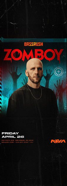 Zomboy Tickets at Nova SD in San Diego by Nova SD | Tixr