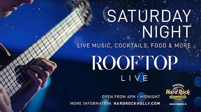 Rooftop Live Saturday Night Tickets at Rooftop Live in Hollywood by ...