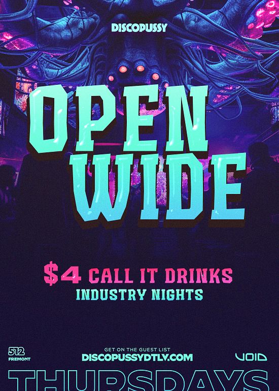 Dp Discopussy Presents Open Wide Tickets At Discopussy In Las Vegas By Corner Bar Management