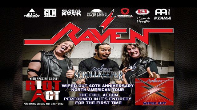 RAVEN | THE RIOT ACT | SCROLLKEEPER Tickets at The Studio at Warehouse ...
