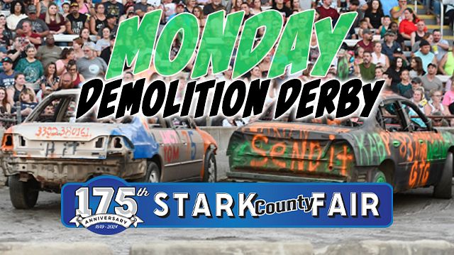Demolition Derby Monday 2024 Tickets at Stark County Fairgrounds in ...