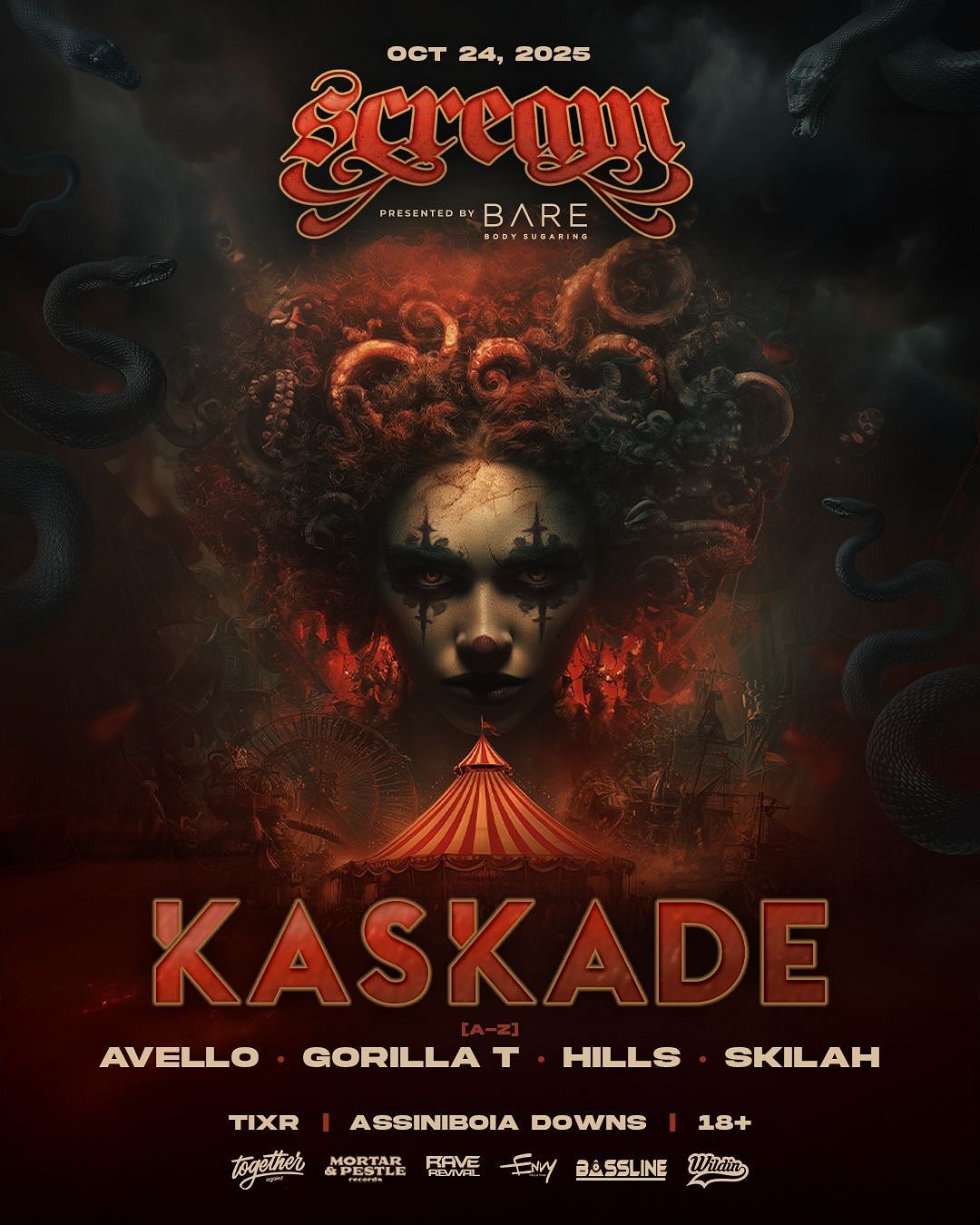 SCREAM Tickets at Assiniboia Downs in Winnipeg by Sound Republic | Tixr