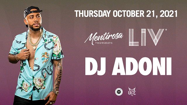 DJ Adoni Tickets at LIV in Miami Beach by LIV | Tixr